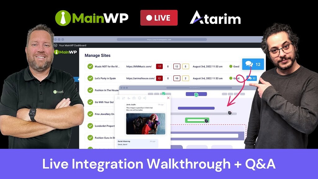 How To Use MainWP & Atarim Together - HowTo - MainWP Community